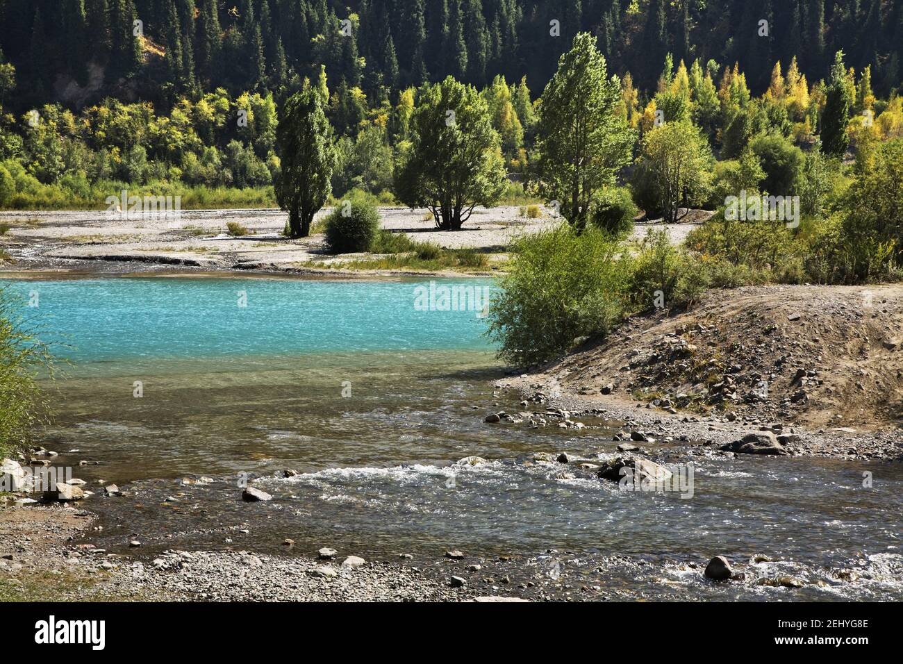 View gorge issyk river hi-res stock photography and images - Alamy