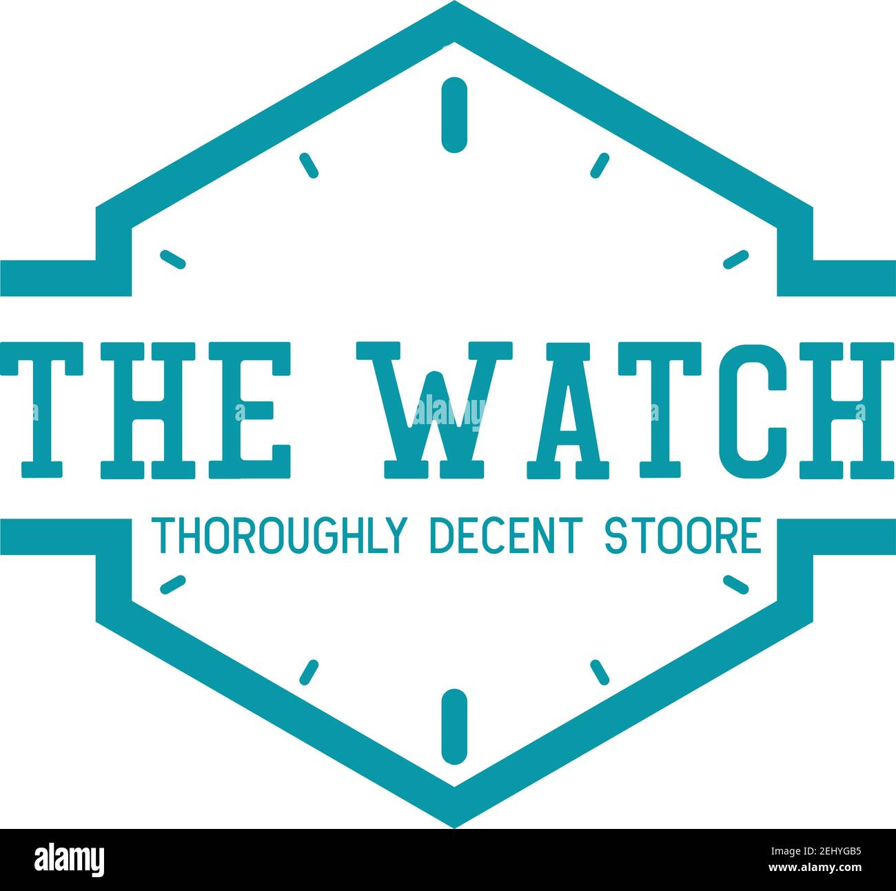 watch store logo on white background. vector illustration Stock Vector ...