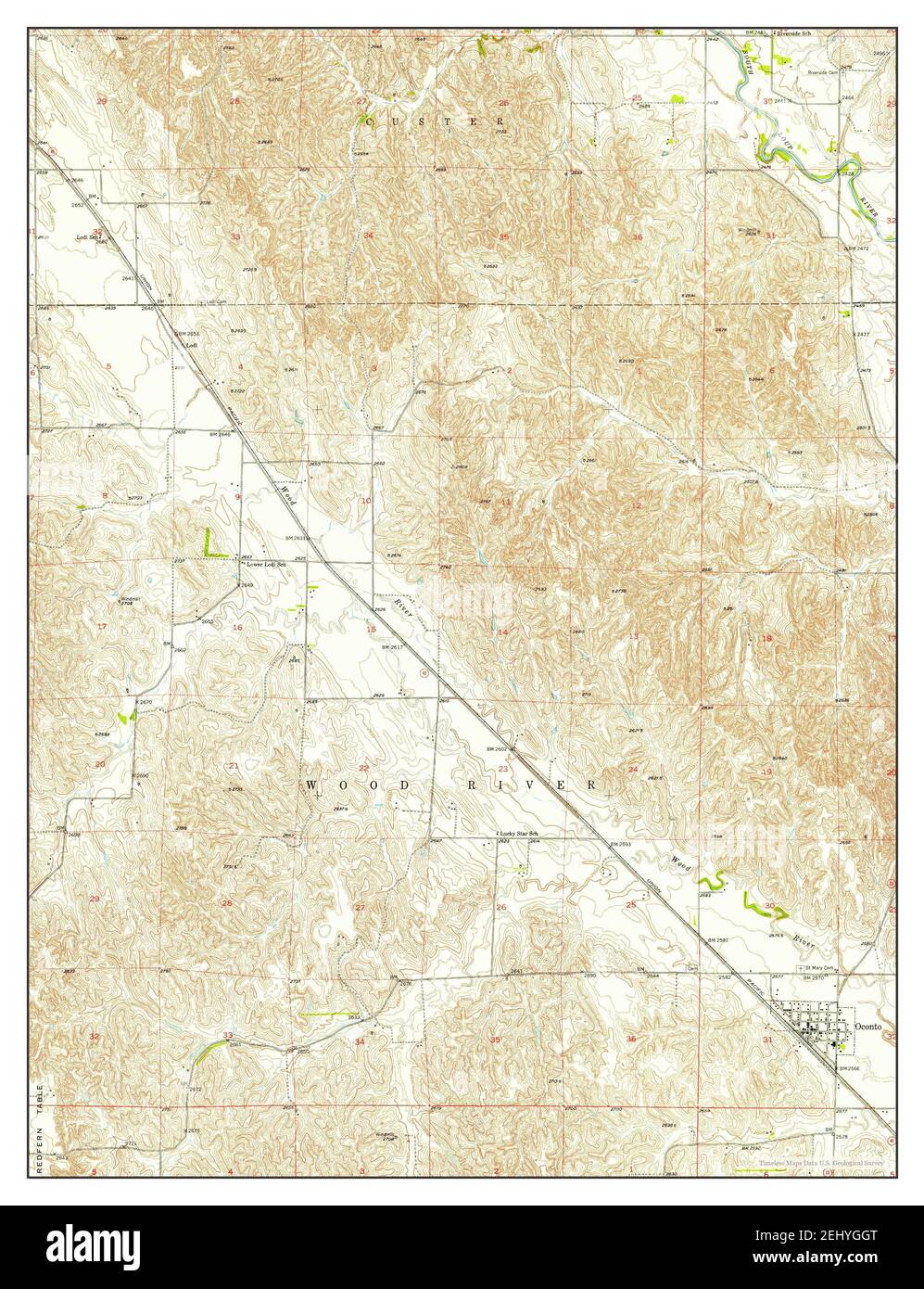 Map of oconto hi-res stock photography and images - Alamy