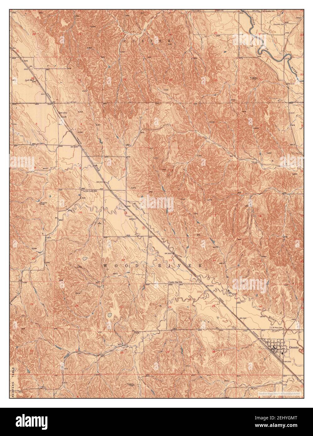 Map of oconto hi-res stock photography and images - Alamy