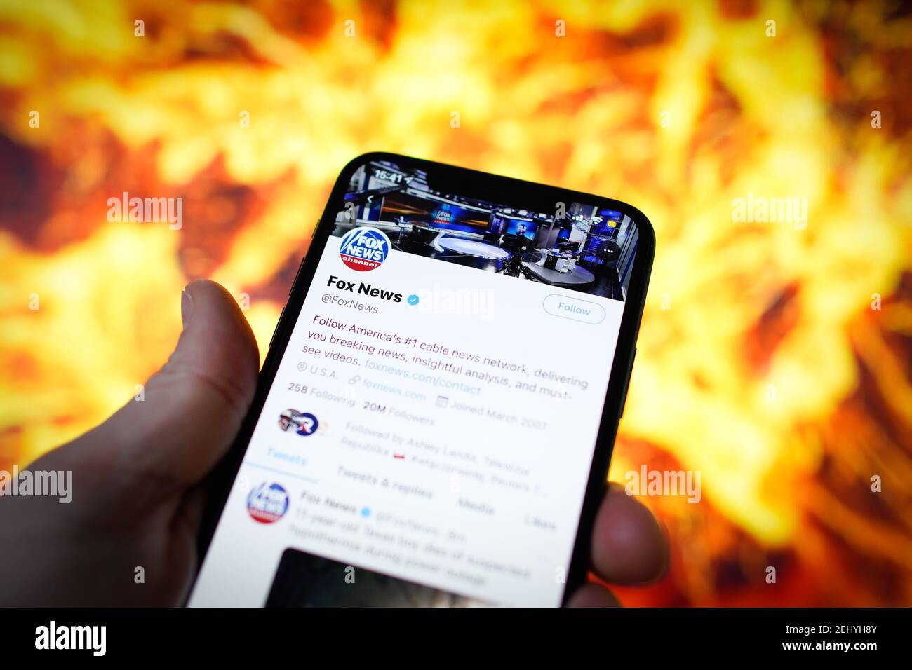 Fox news logo hi-res stock photography and images - Alamy