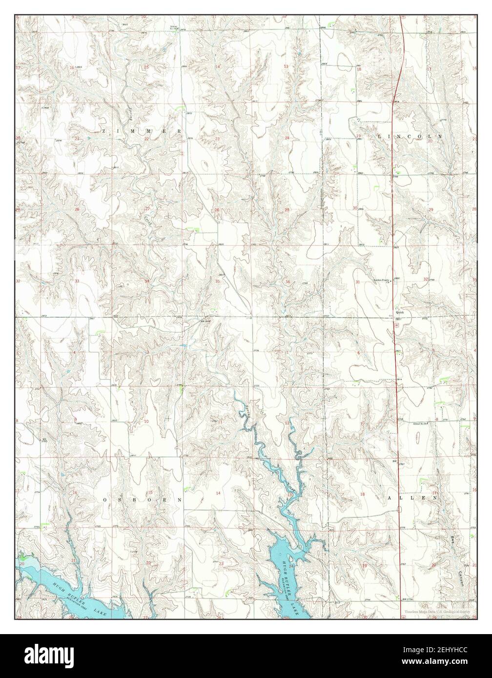 Quick, Nebraska, map 1970, 1:24000, United States of America by ...