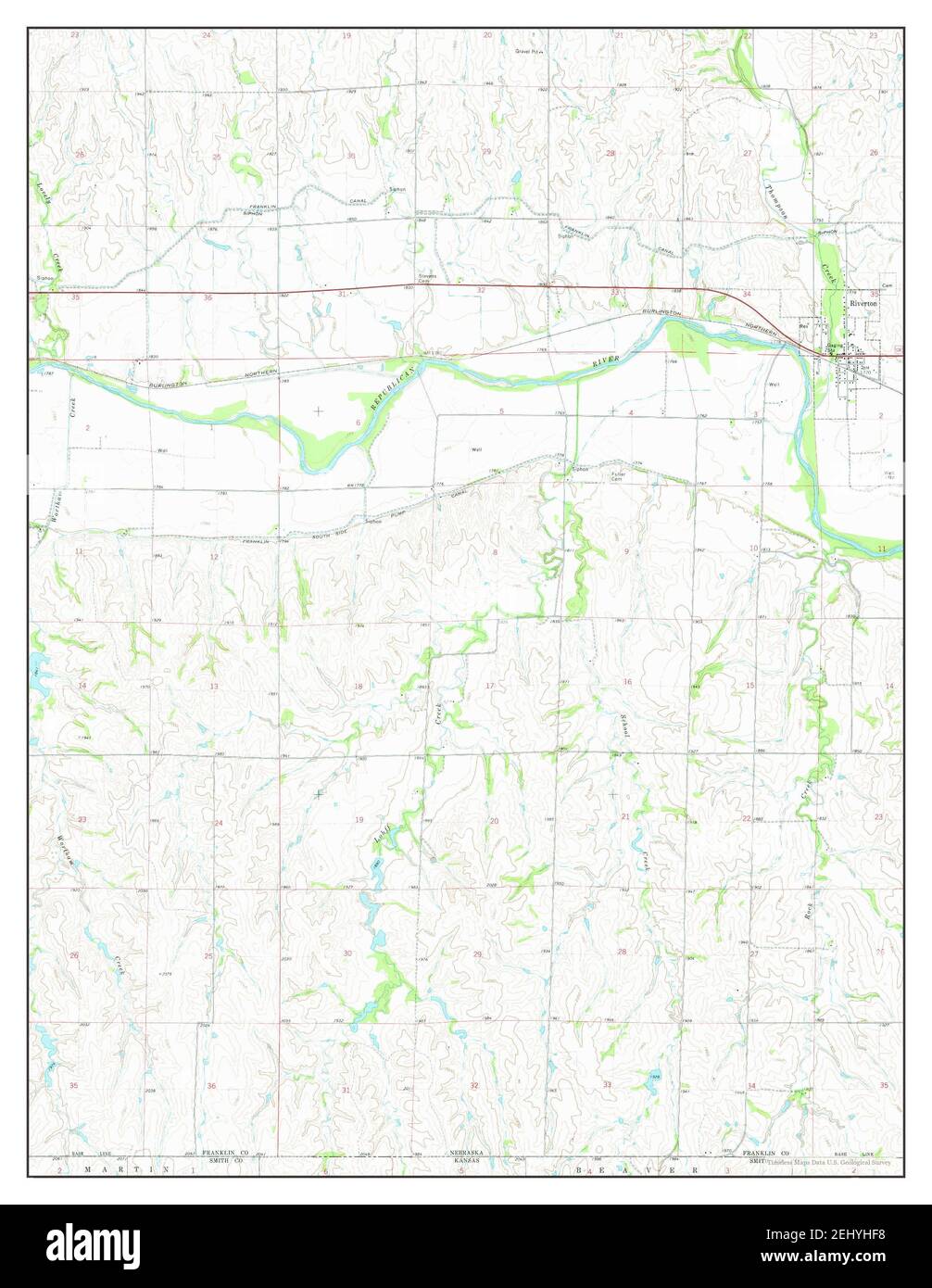 Riverton nebraska map hi-res stock photography and images - Alamy