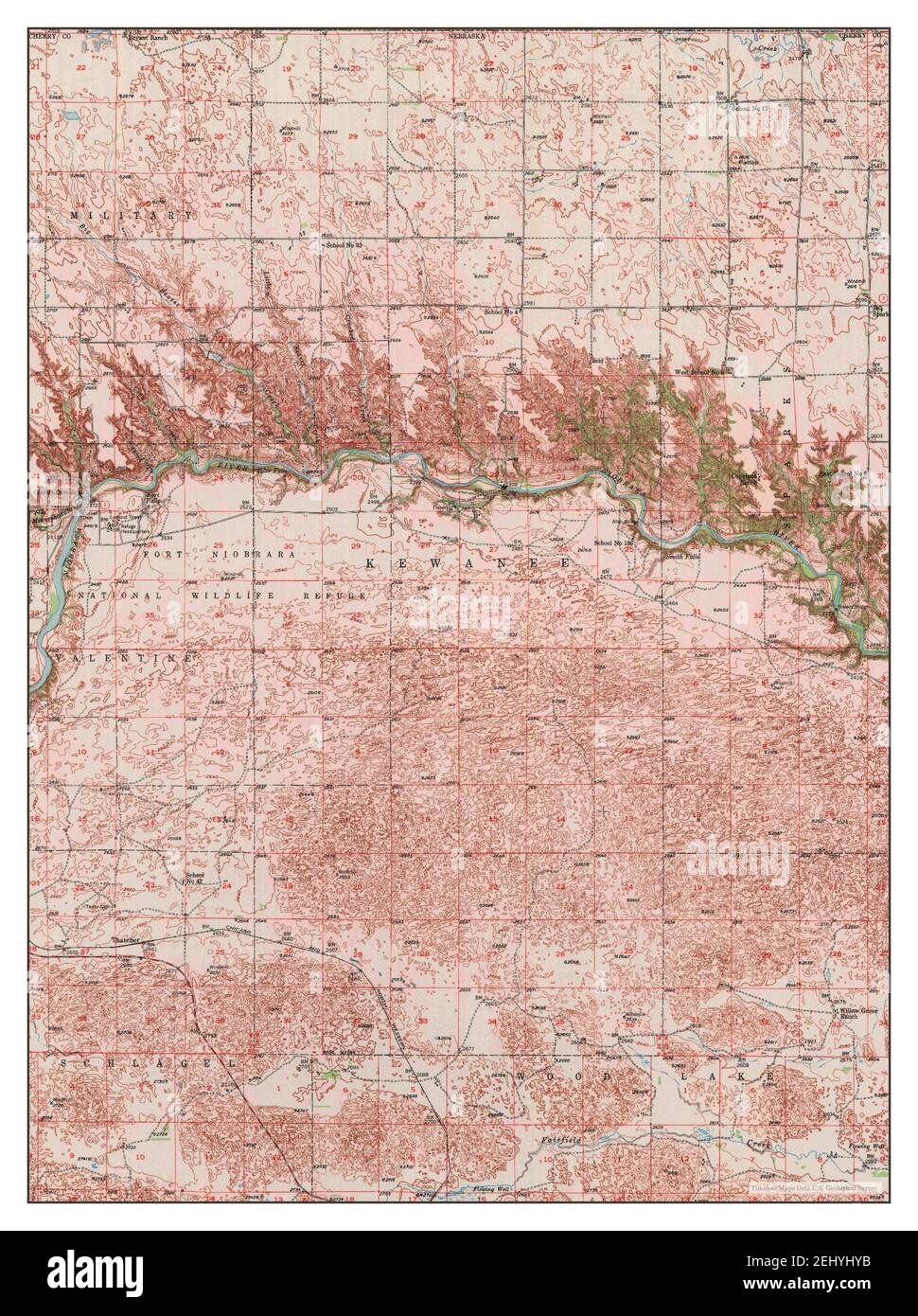 Sparks, Nebraska, map 1950, 1:62500, United States of America by ...