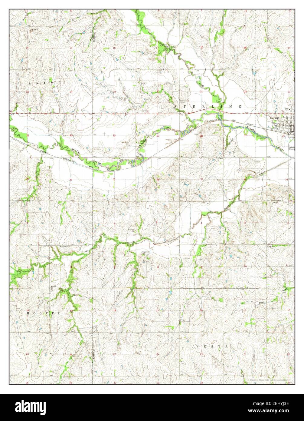 Sterling, Nebraska, map 1965, 1:24000, United States of America by ...