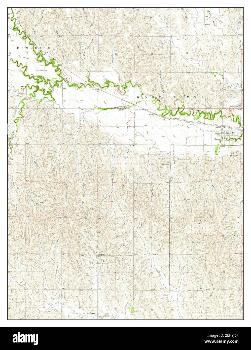 Sumner, Nebraska, map 1962, 1:24000, United States of America by ...