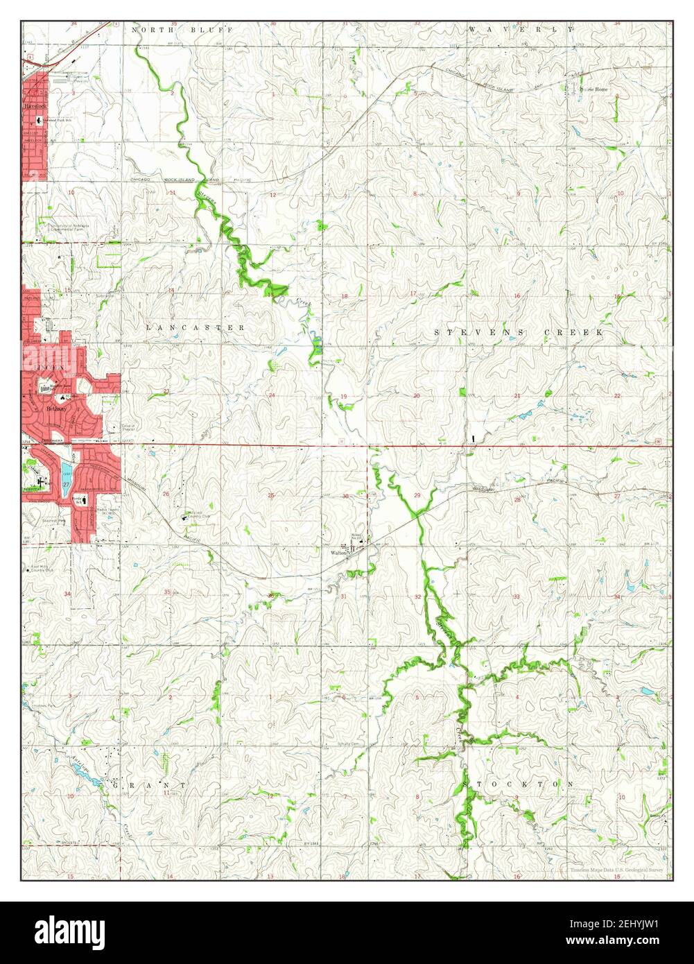 Walton, Nebraska, map 1964, 1:24000, United States of America by ...