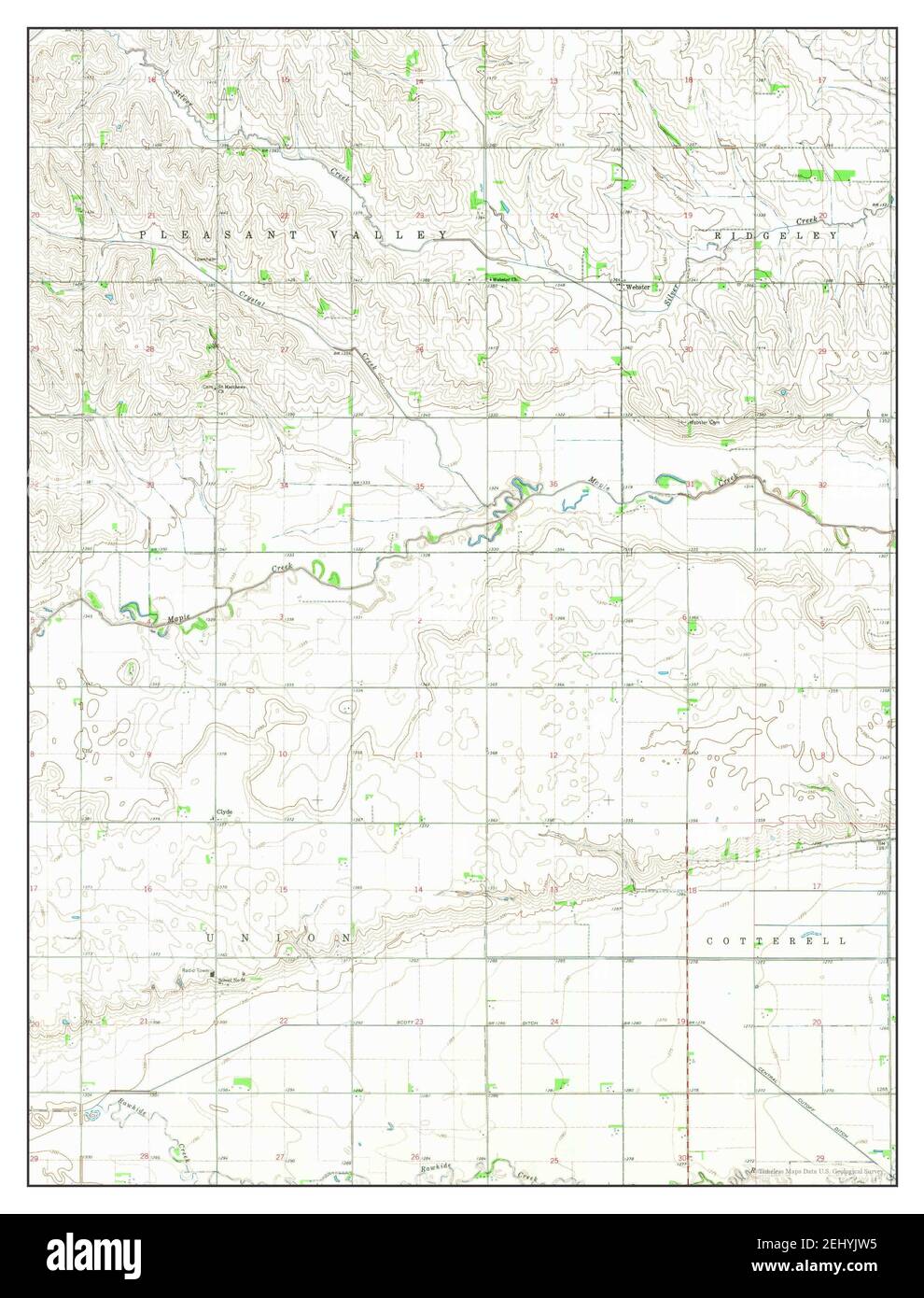 Webster map of the united states hi-res stock photography and images ...