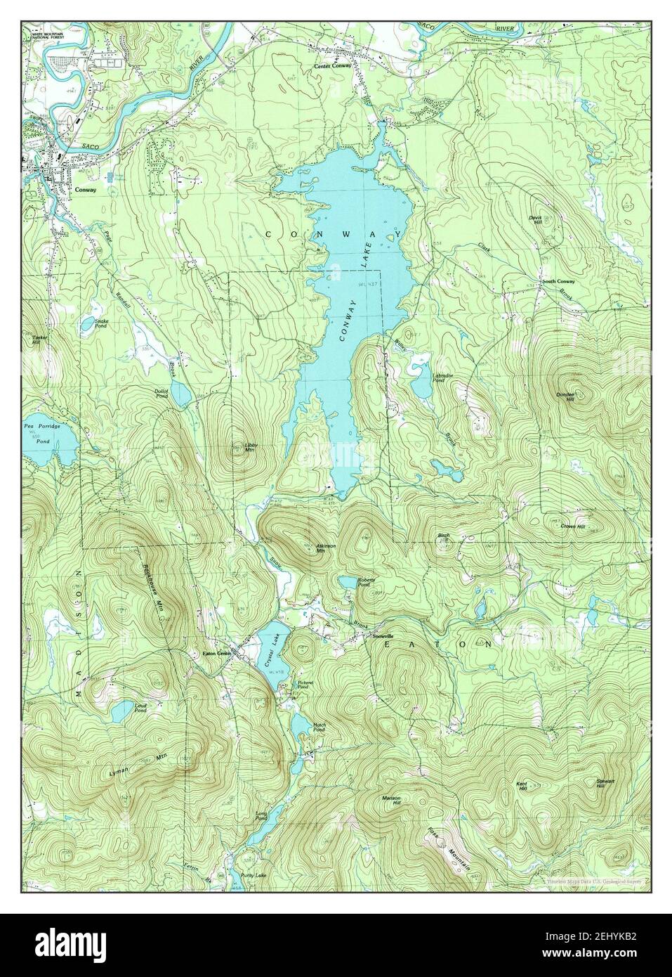 Conway, New Hampshire, map 1998, 1:24000, United States of America by ...