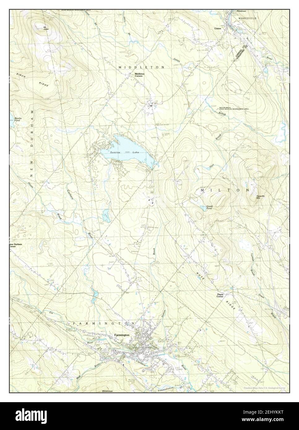 Farmington, New Hampshire, map 2000, 1:24000, United States of America ...