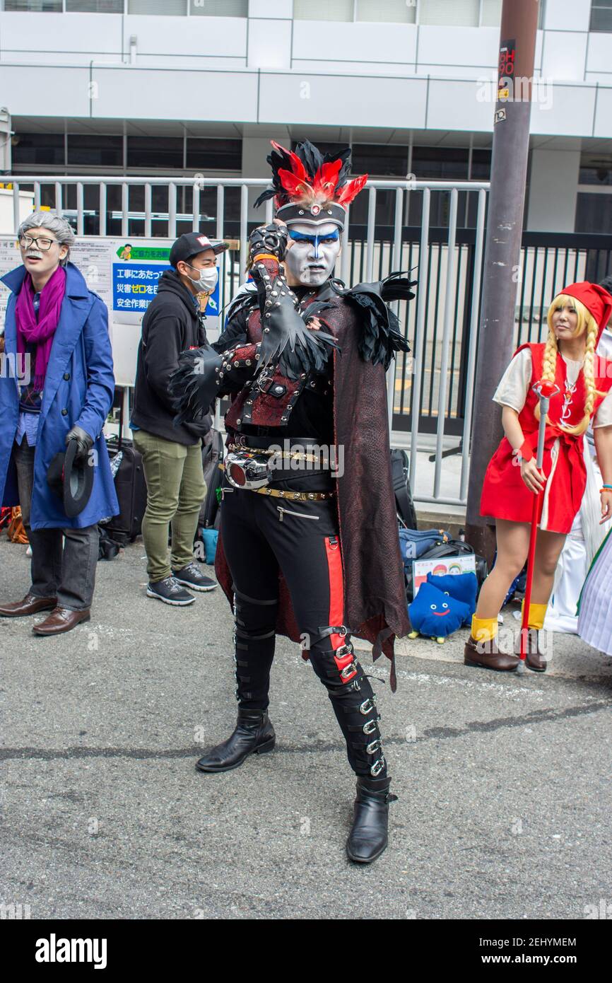 Osaka, Japan - March 18, 2018: Nipponbashi Street Festa, colorful ...