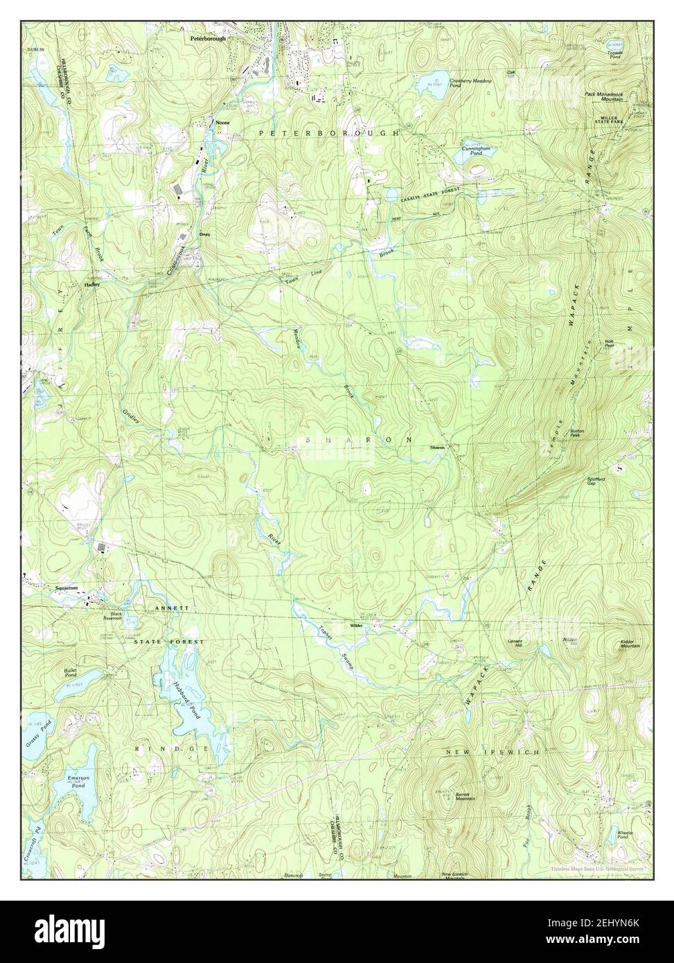 Peterborough vintage map Cut Out Stock Images & Pictures - Alamy