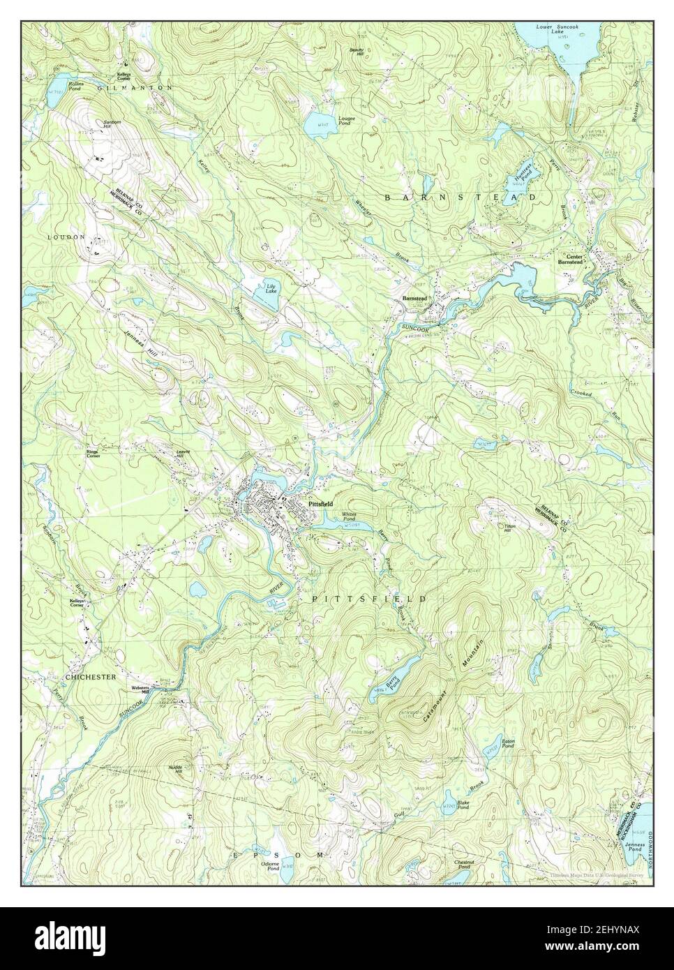 Pittsfield map Cut Out Stock Images & Pictures - Alamy