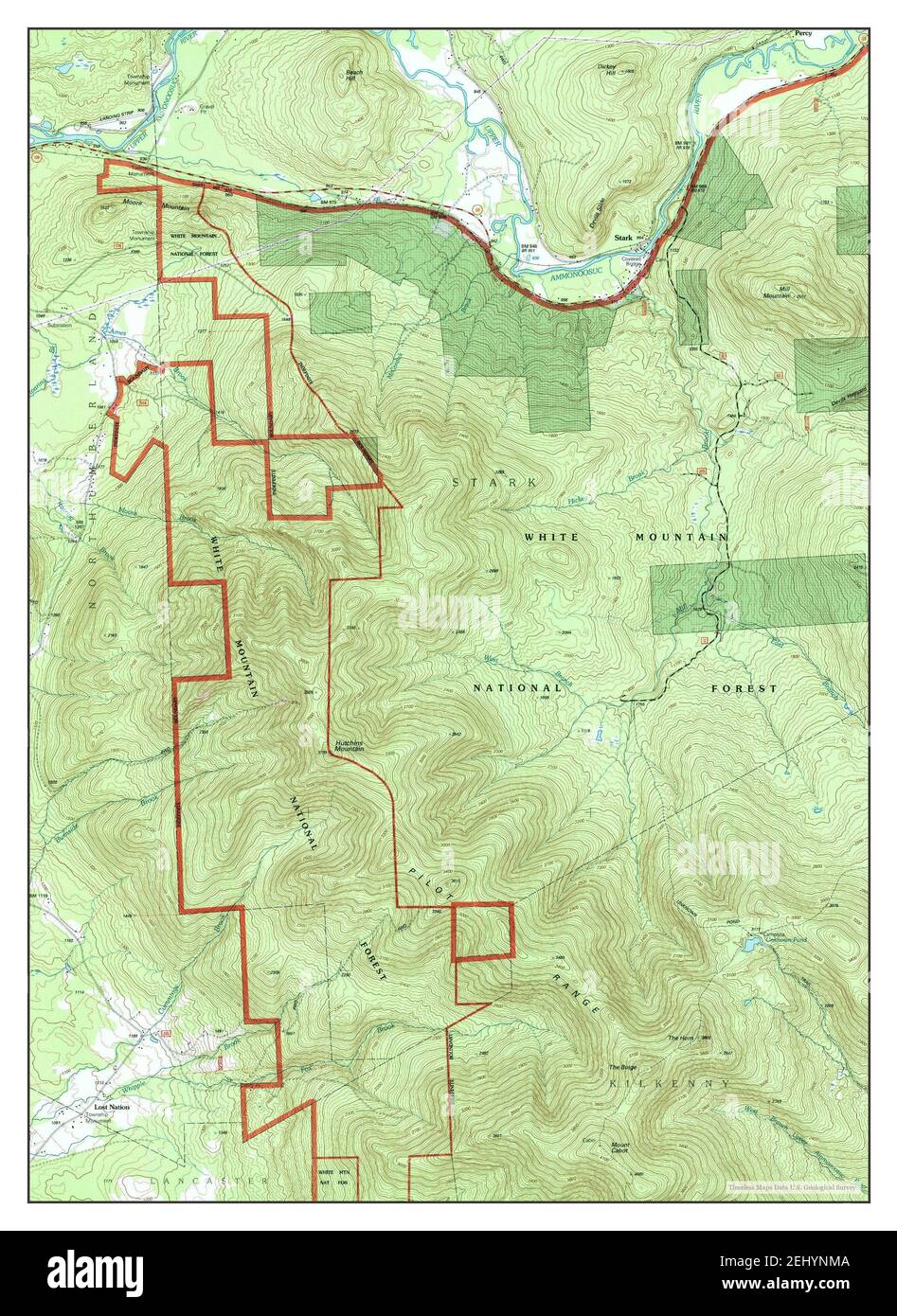 Stark, New Hampshire, map 1995, 1:24000, United States of America by ...