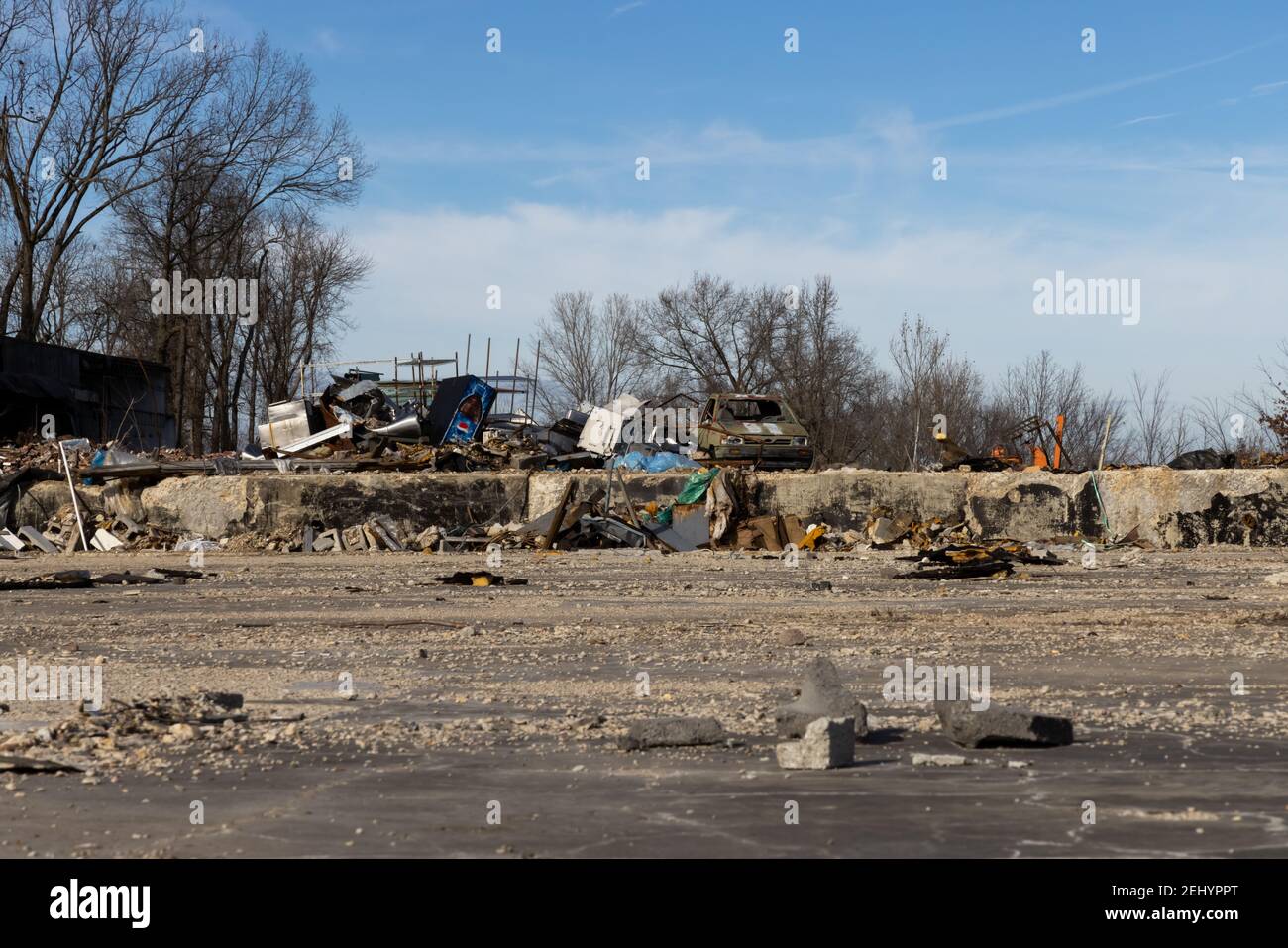 In the process of scrapping this shut down factory is a small Tennessee ...