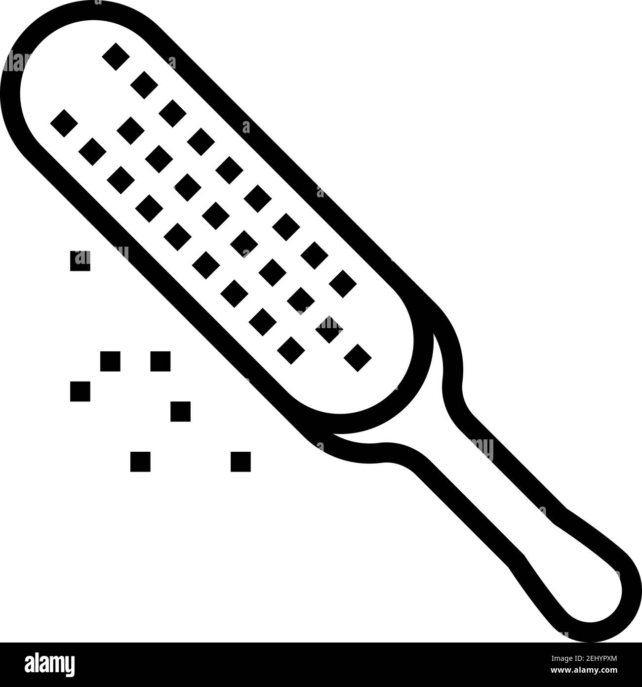 heel skin exfoliator line icon vector illustration Stock Vector Image ...