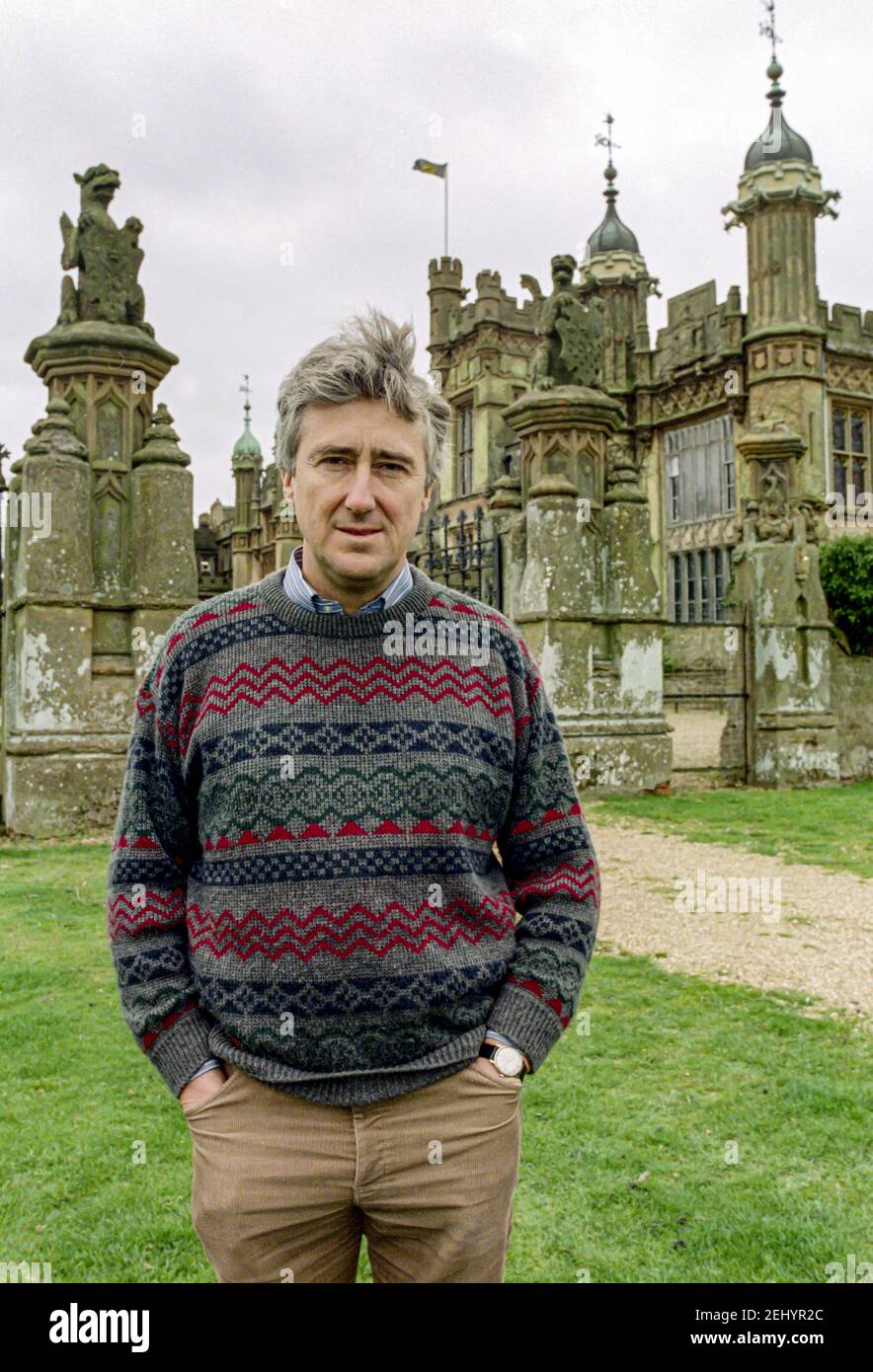 STEVENAGE - ENGLAND 90: David Lytton-Cobbold, 2nd Baron Cobbold posing ...