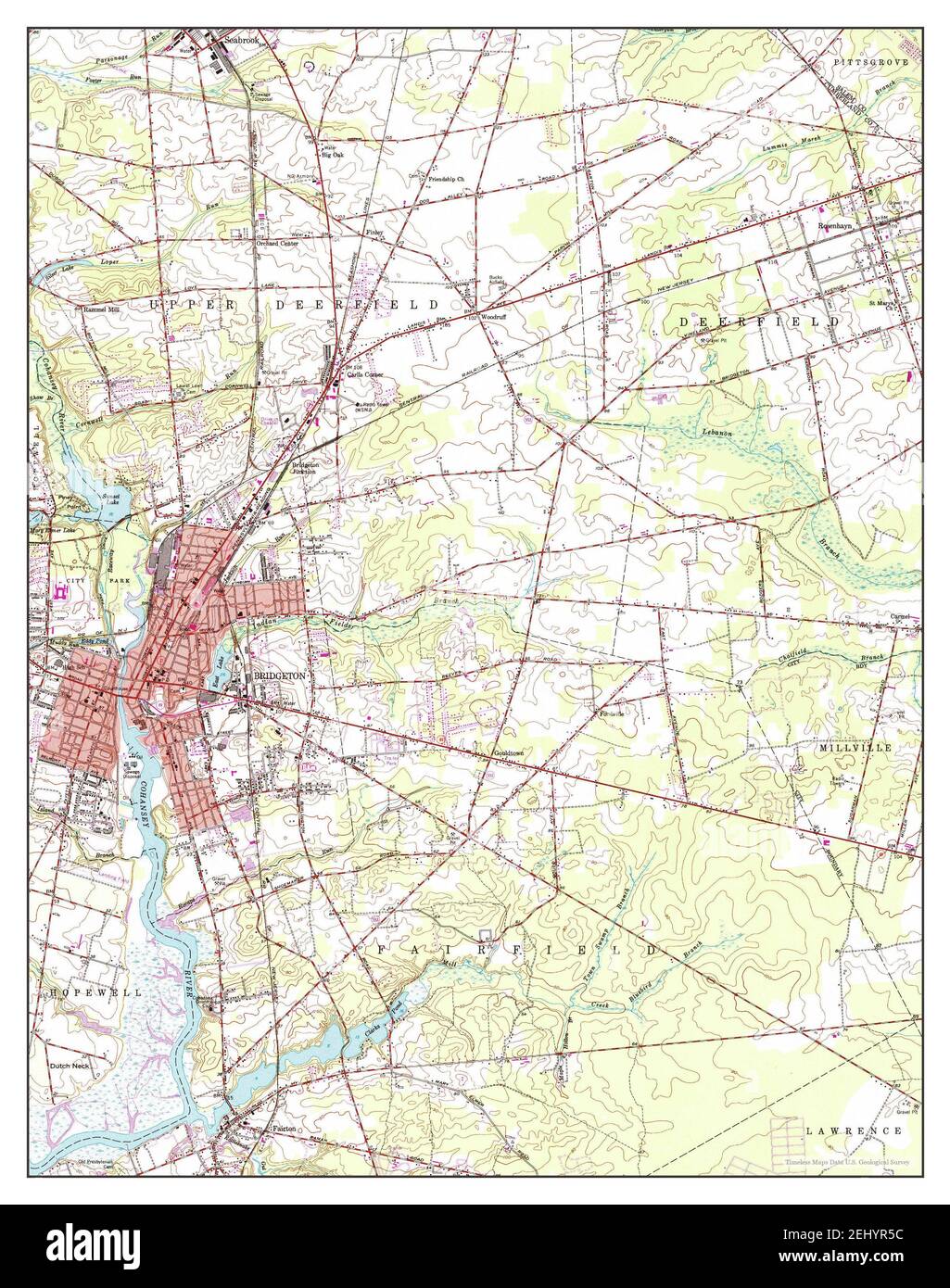 Bridgeton map hi-res stock photography and images - Alamy