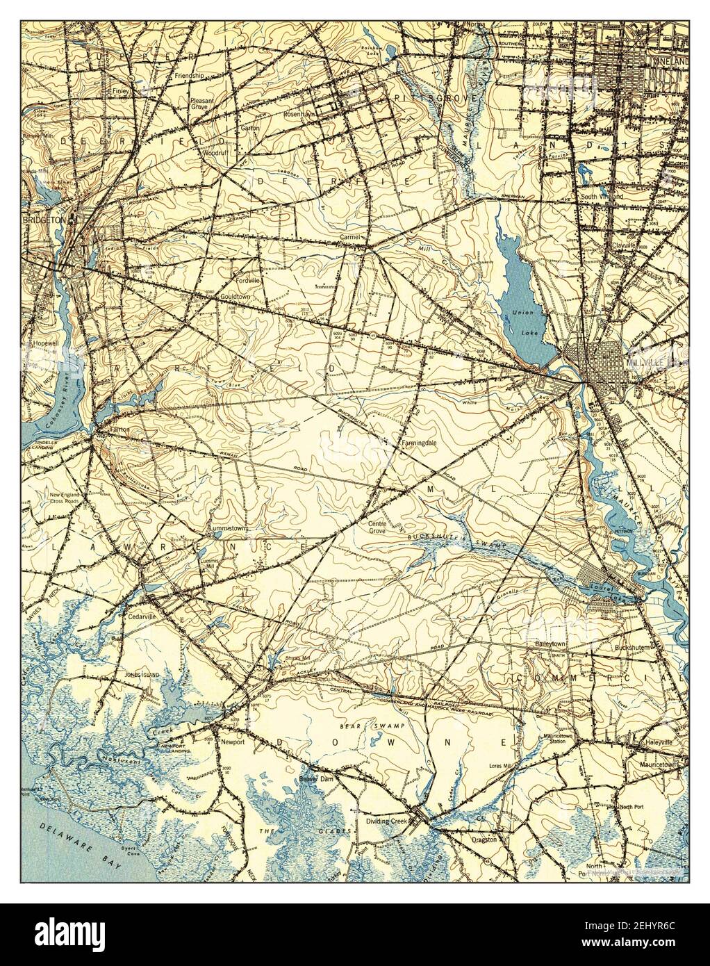 Bridgeton map Cut Out Stock Images & Pictures - Alamy