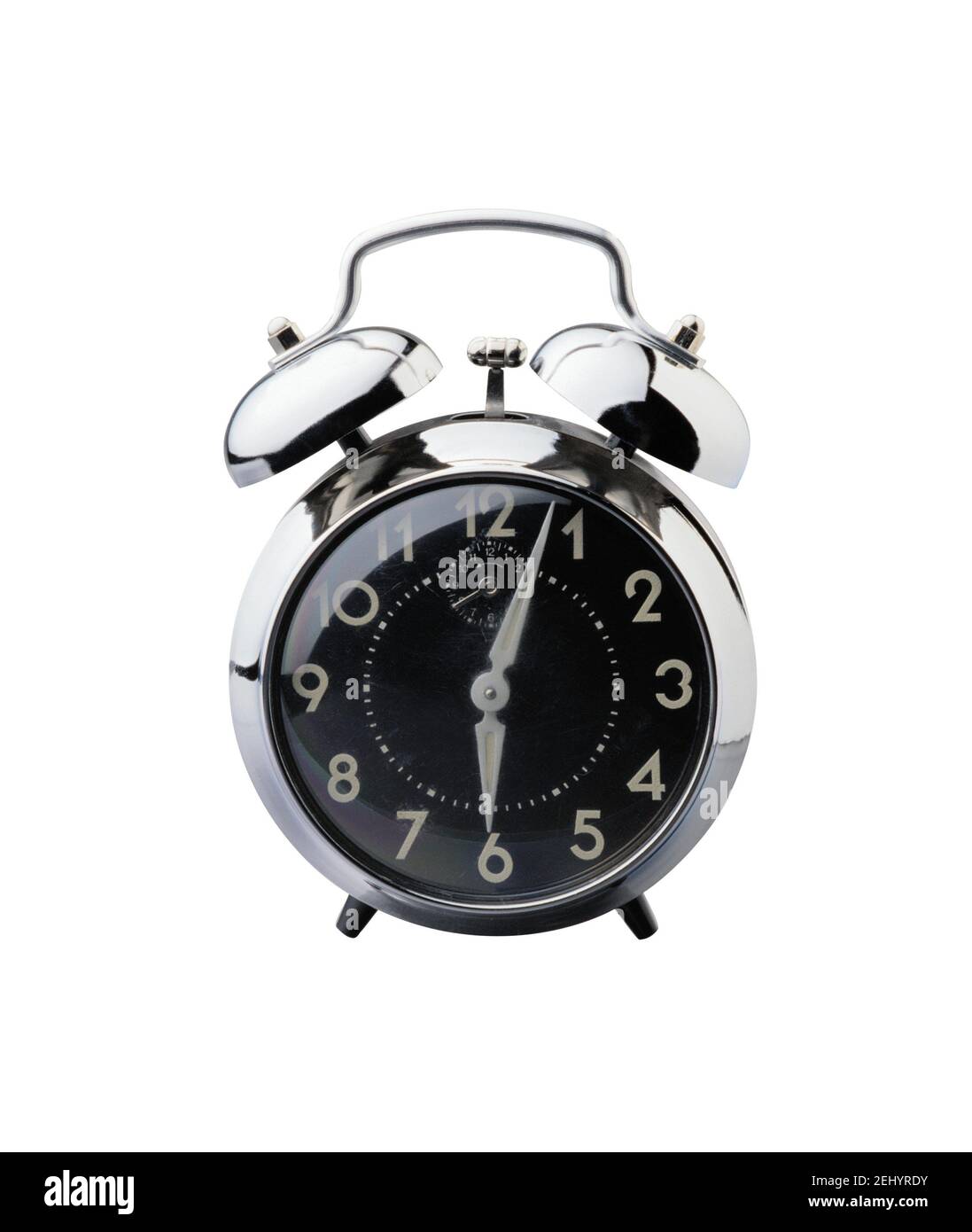 Old fashioned alarm clock isolated on white background Stock Photo - Alamy Old fashioned alarm clock isolated on white background Stock Photo - Alamy