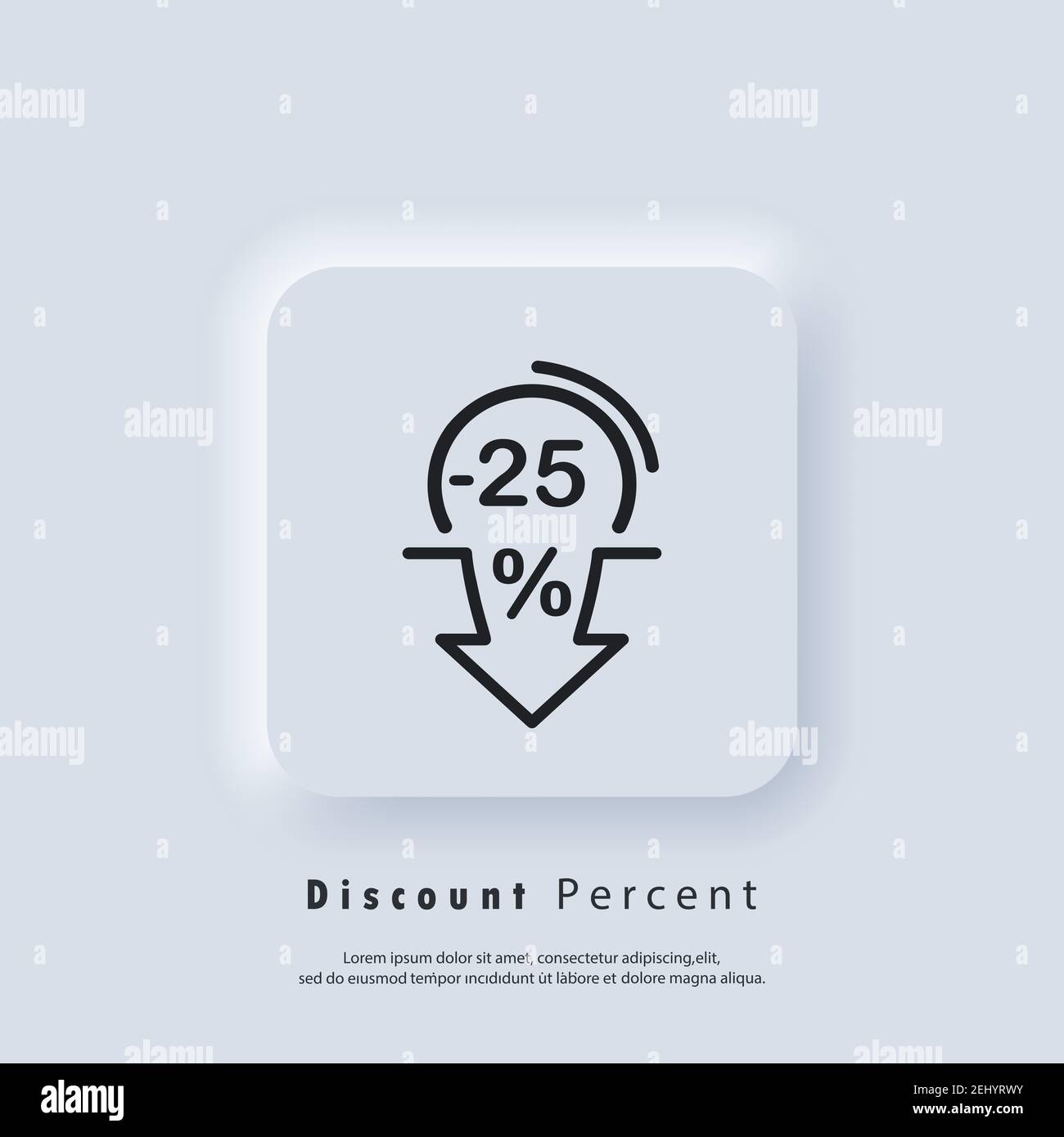 25 decrease Stock Vector Images - Alamy
