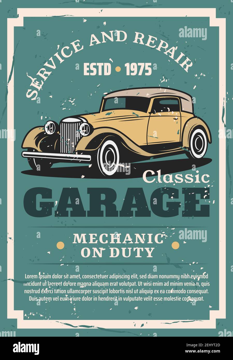 Restoration of vehicles Stock Vector Images - Alamy