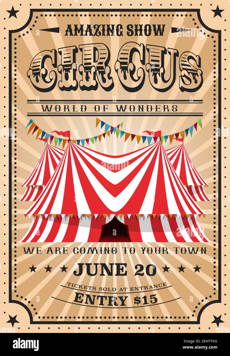 Circus Poster Vector