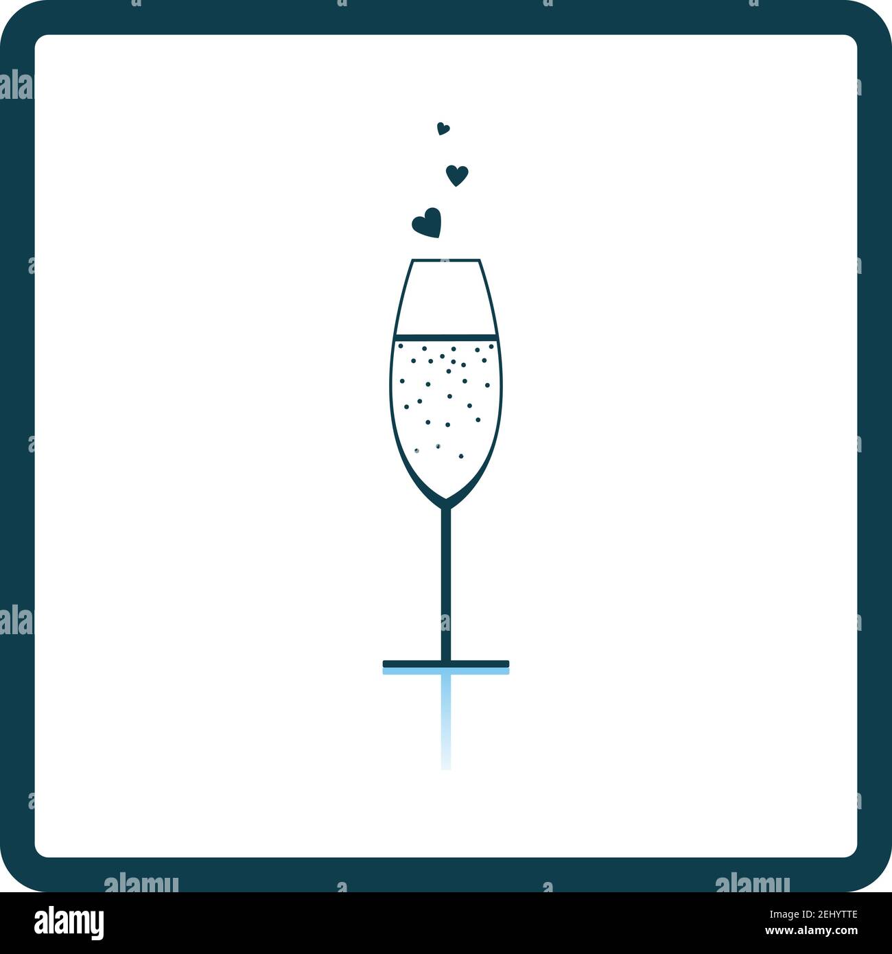 Glass wine shadow toast Stock Vector Images - Alamy
