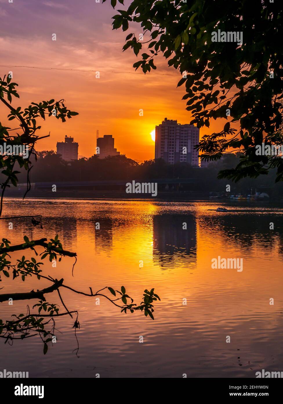 Thane, India, December 22,2020 : Masunda Talao or Talao pali, one of ...