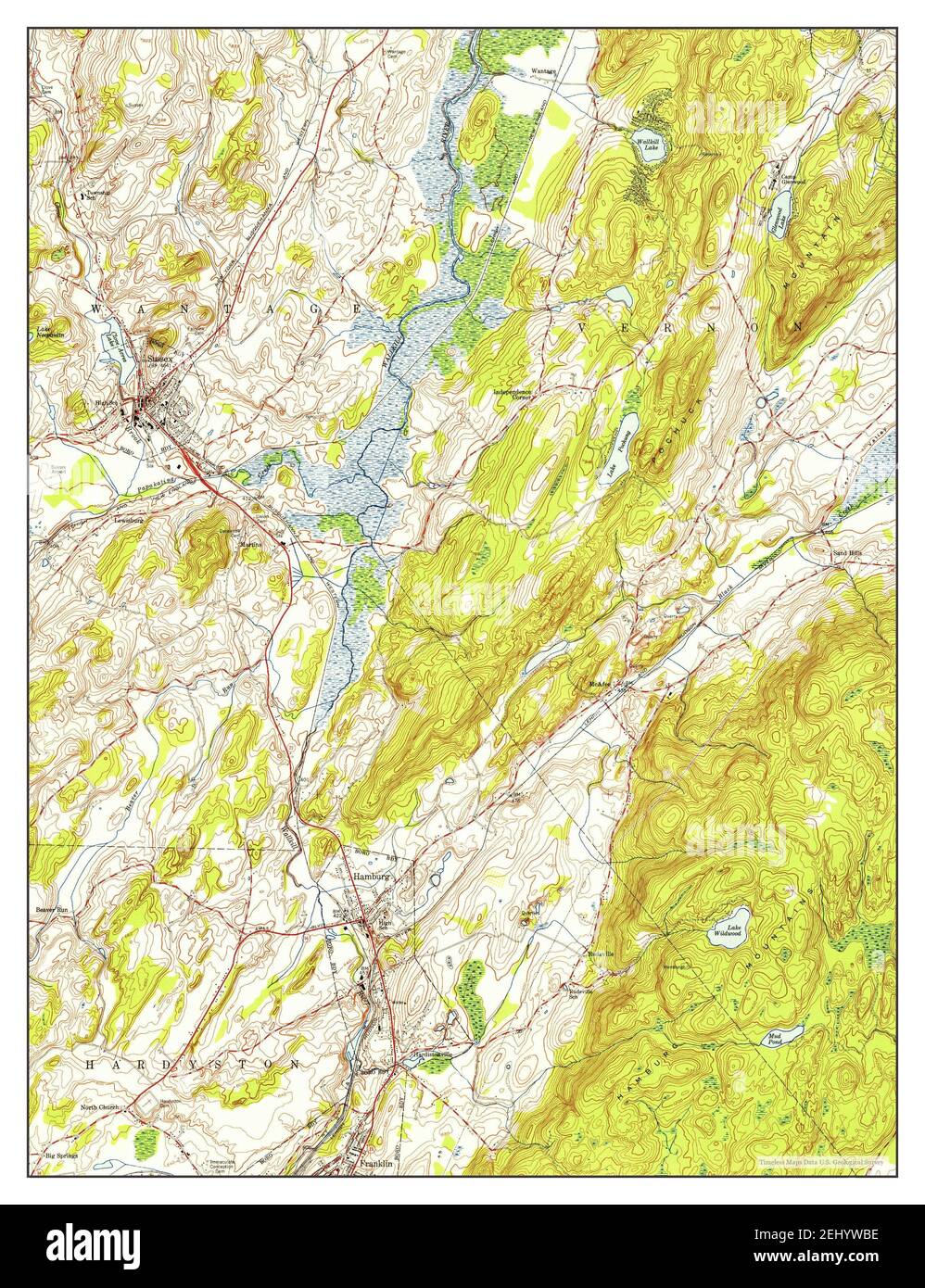 Map of new hamburg hi-res stock photography and images - Alamy