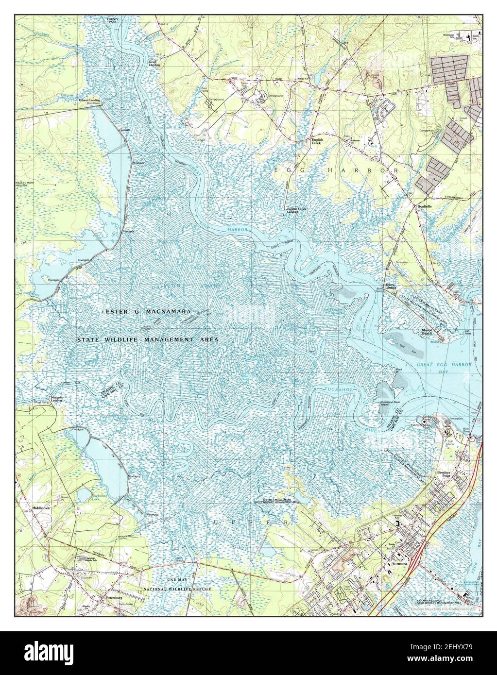 Map of marmora new jersey hi-res stock photography and images - Alamy