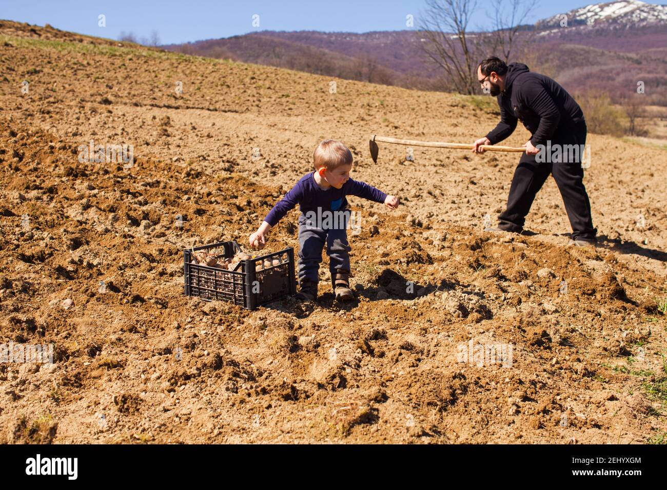 The help of little helpers is priceless Stock Photo - Alamy