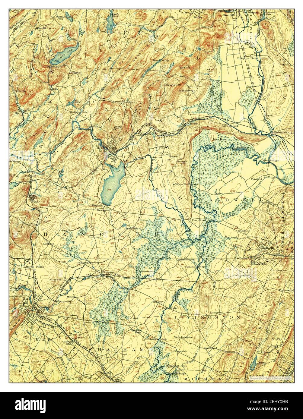 Morristown, New Jersey, map 1906, 1:62500, United States of America by ...
