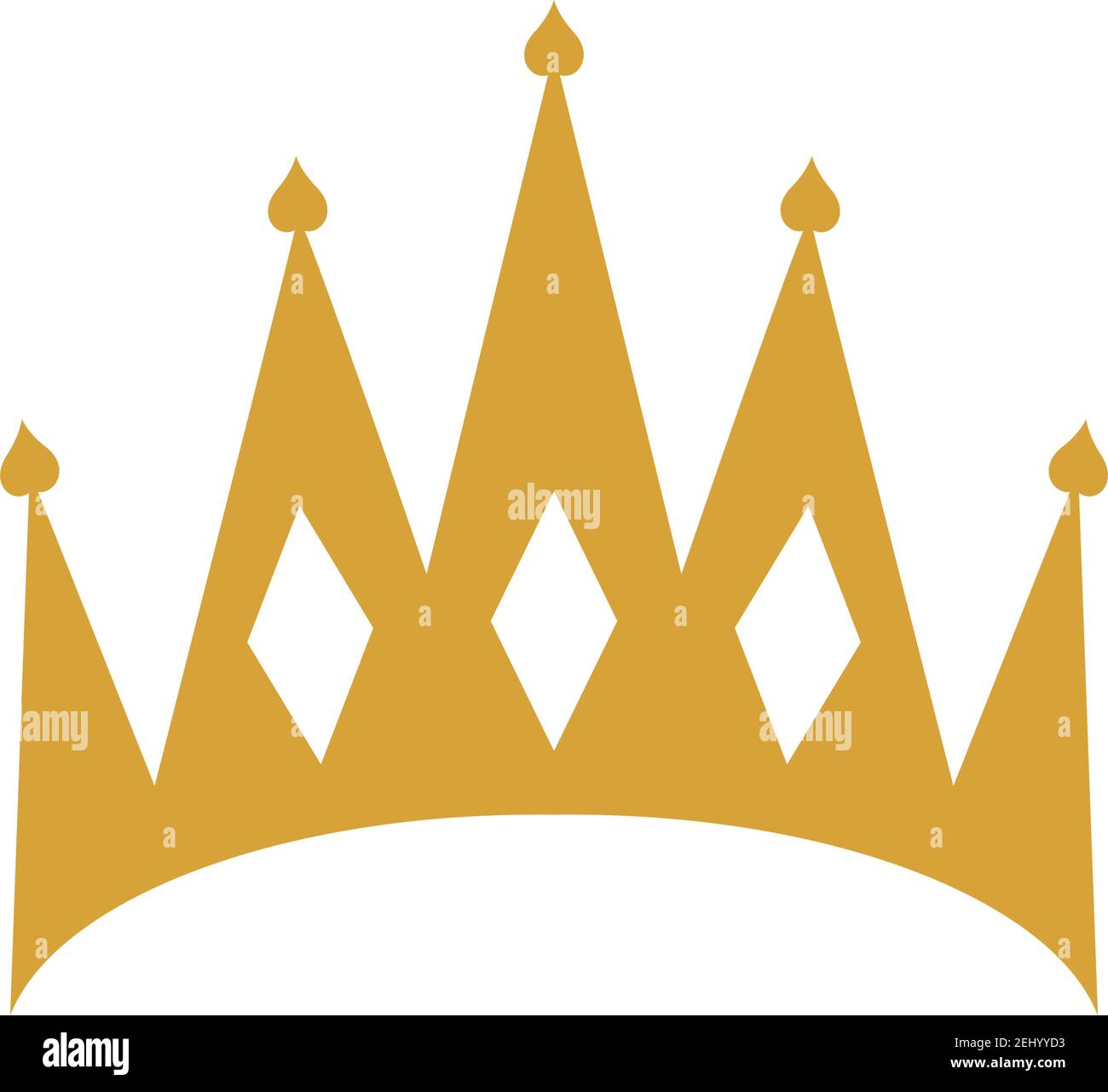 Crown symbol and icon hi-res stock photography and images - Alamy