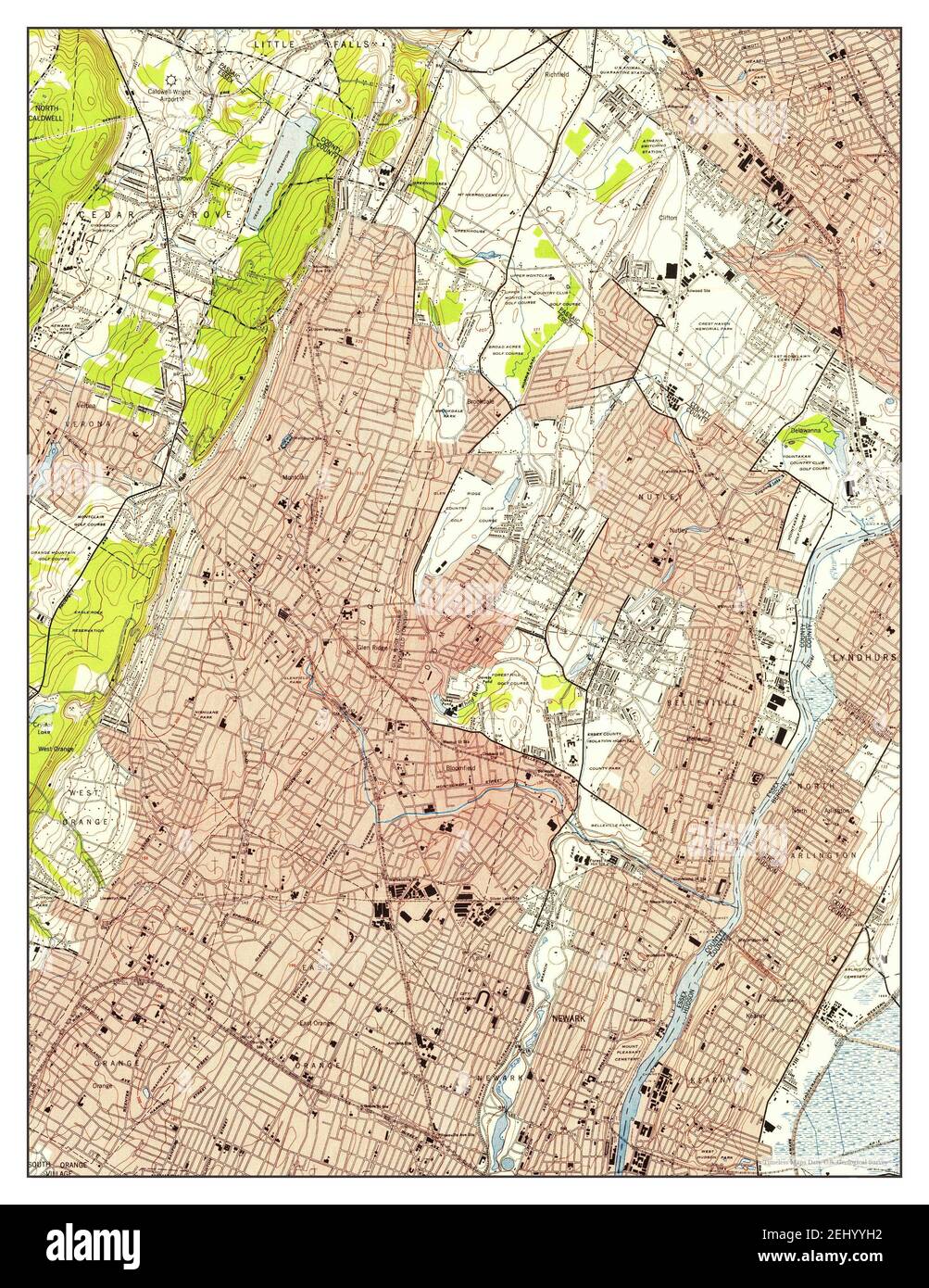 Orange, New Jersey, map 1947, 1:24000, United States of America by ...