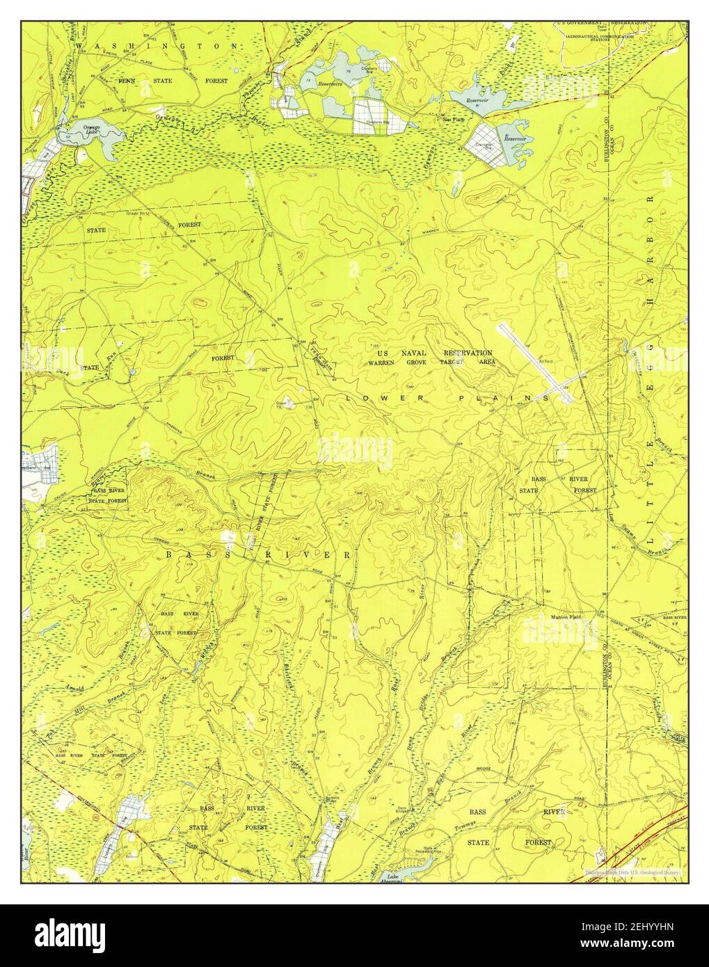 Oswego Lake, New Jersey, map 1955, 1:24000, United States of America by ...