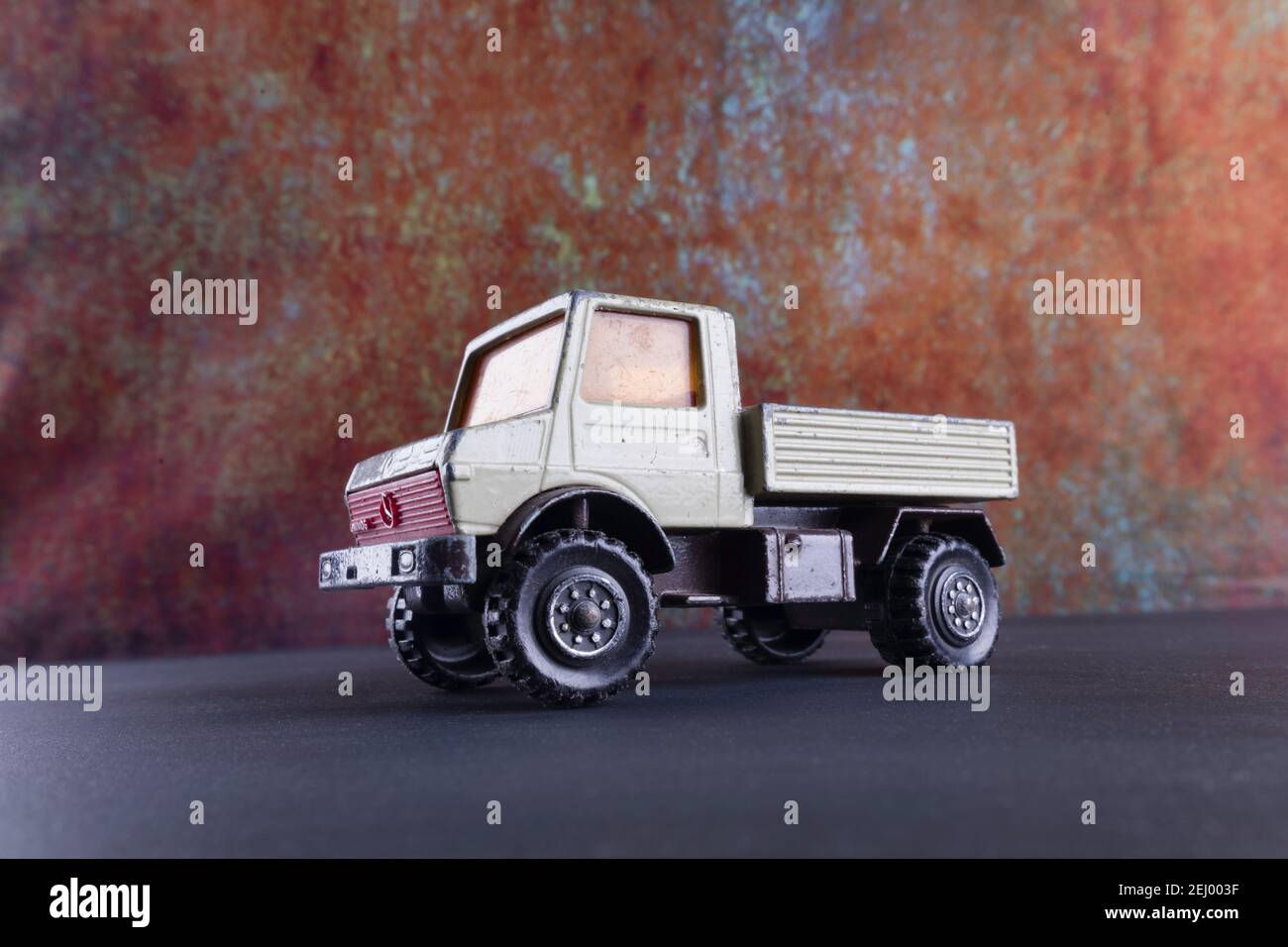 Matchbox Superkings toy Mercedes truck from the 1970s Stock Photo - Alamy