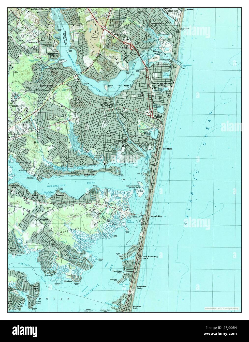 Map of point pleasant hi-res stock photography and images - Alamy