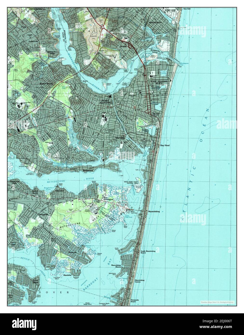 Map of point pleasant hi-res stock photography and images - Alamy