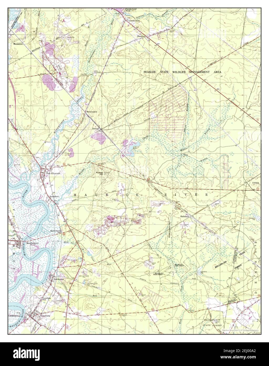 Port elizabeth new jersey map hi-res stock photography and images - Alamy