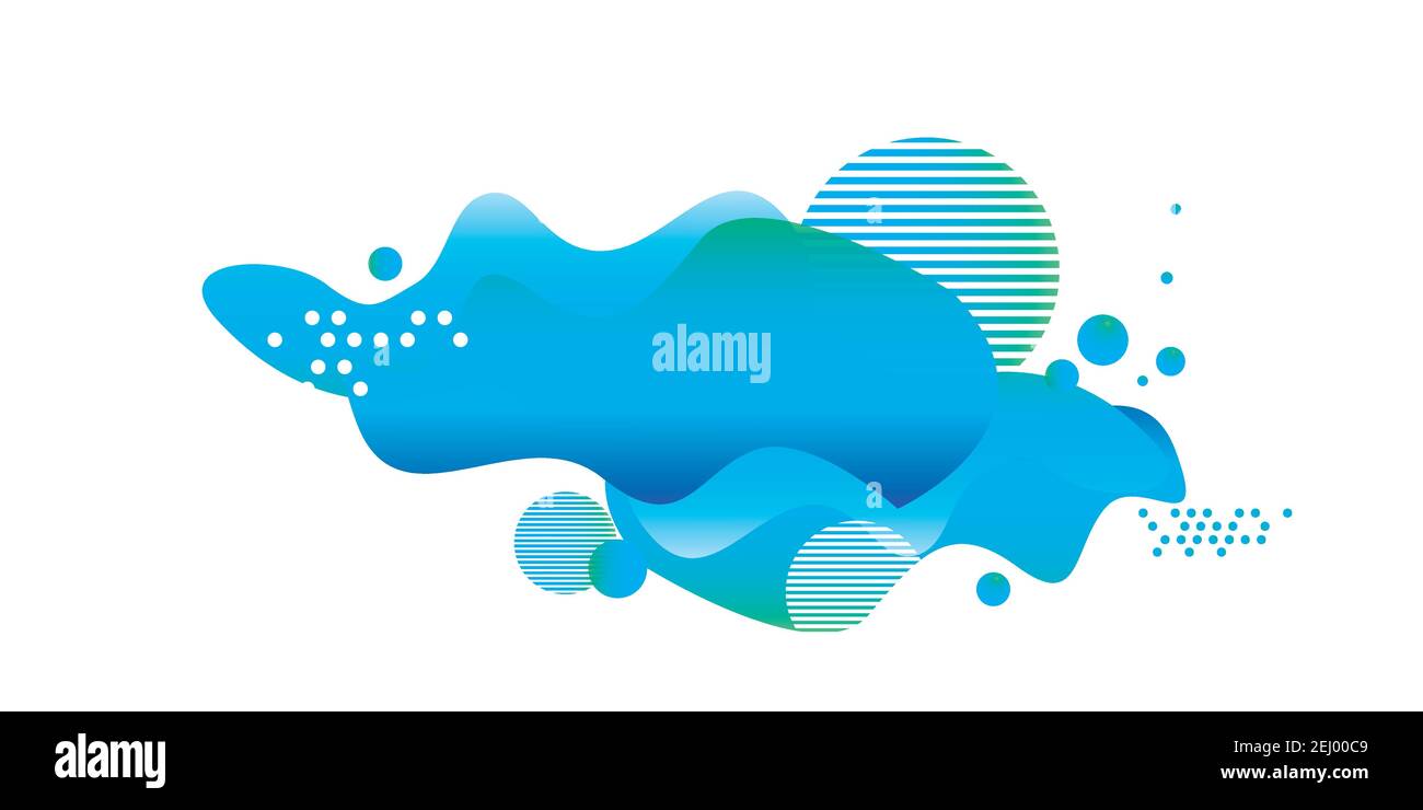 Green background design template banner Cut Out Stock Images & Pictures ...