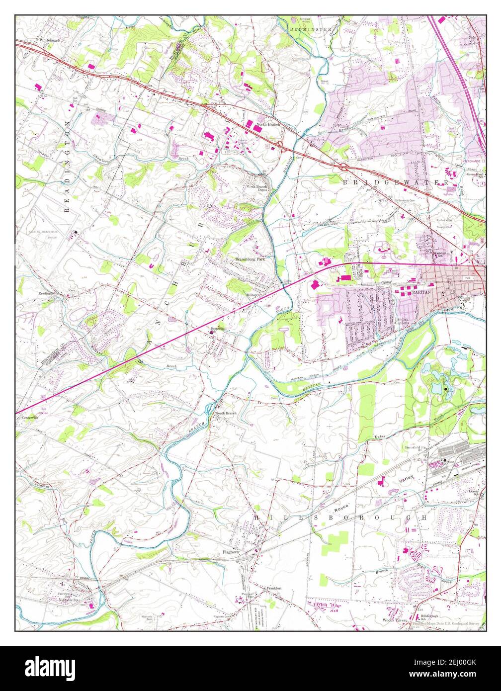 Raritan map hi-res stock photography and images - Alamy