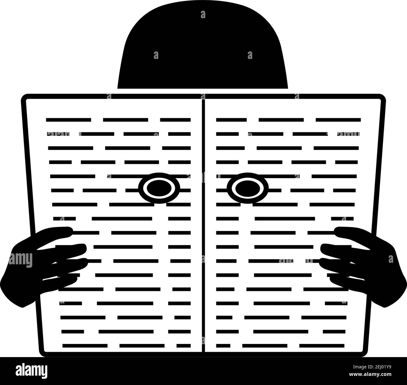 Man spy newspaper Cut Out Stock Images & Pictures - Alamy