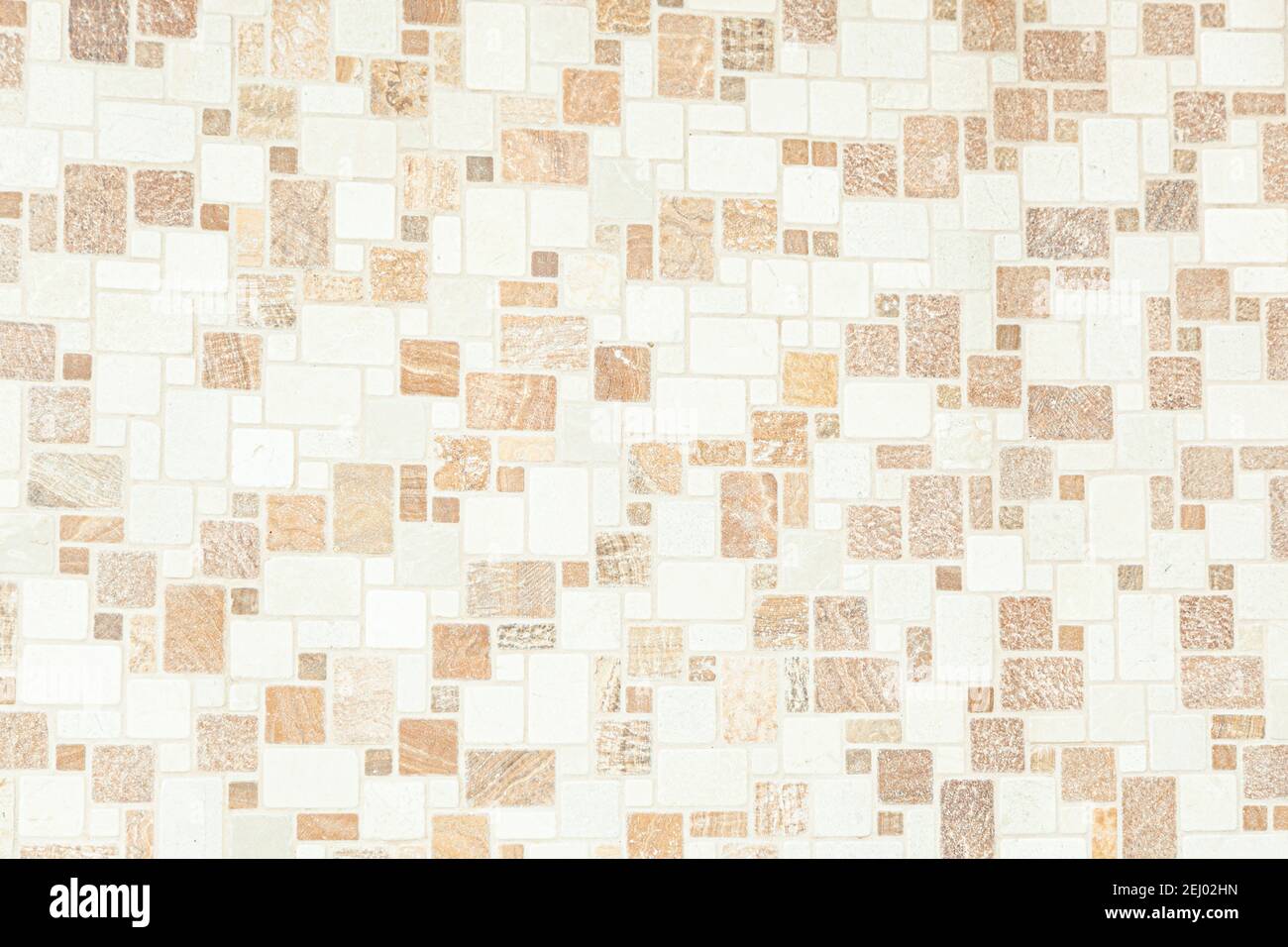 small colored square tiles in interior design, decorative mosaic Stock ...