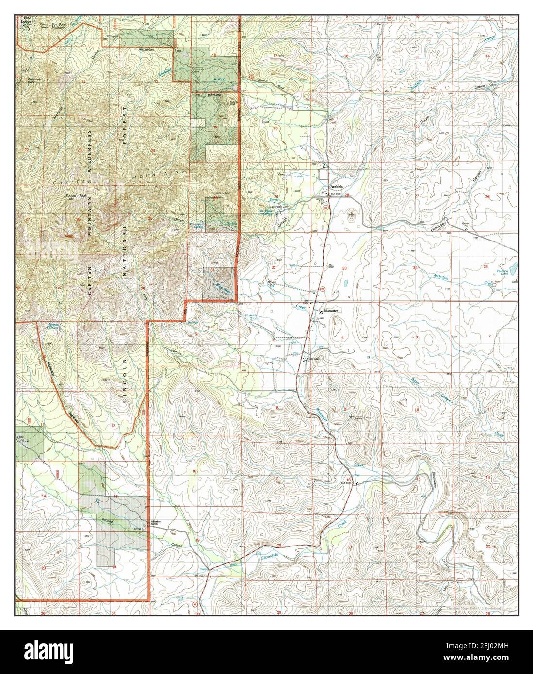 Arabela, New Mexico, map 2004, 1:24000, United States of America by ...