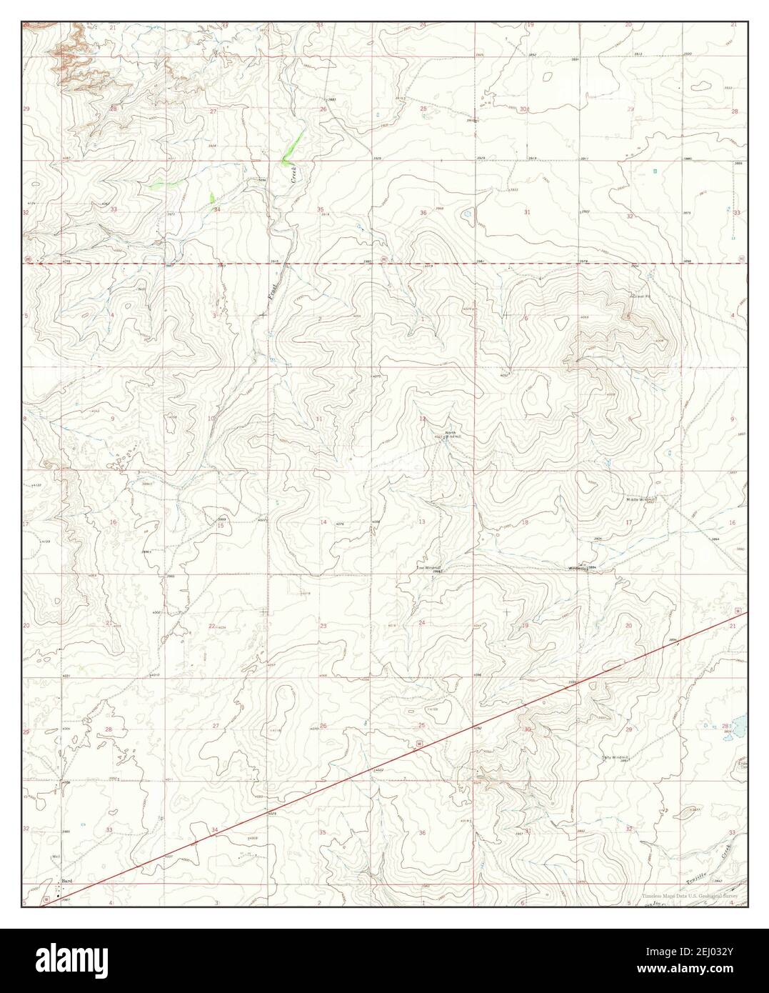Bard, New Mexico, map 1968, 1:24000, United States of America by ...