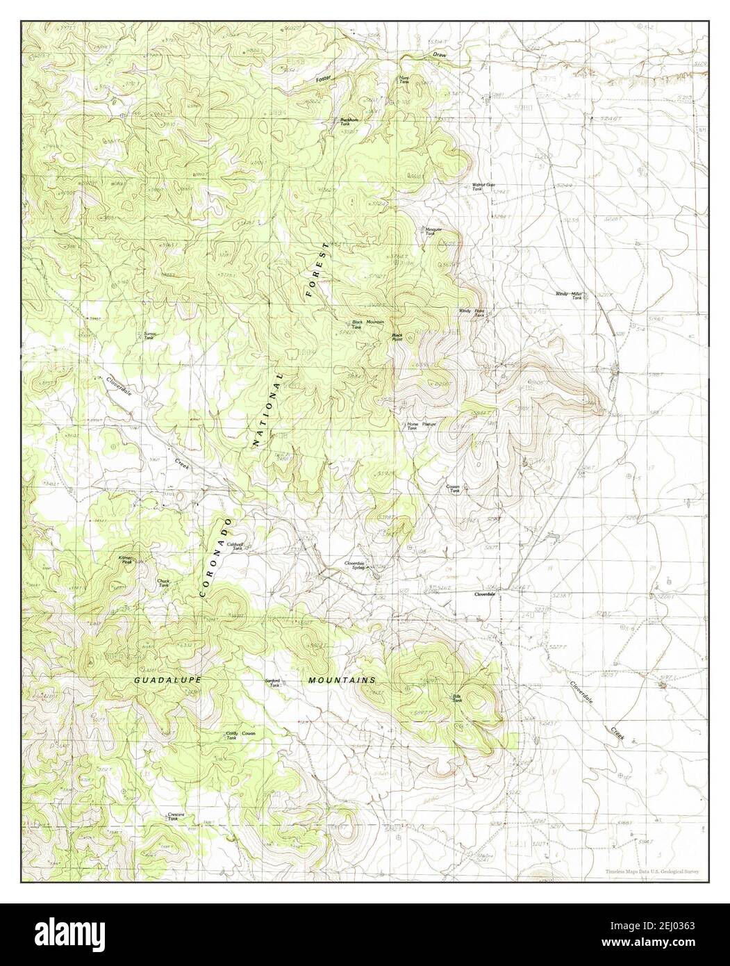 Black Point, New Mexico, map 1982, 1:24000, United States of America by ...
