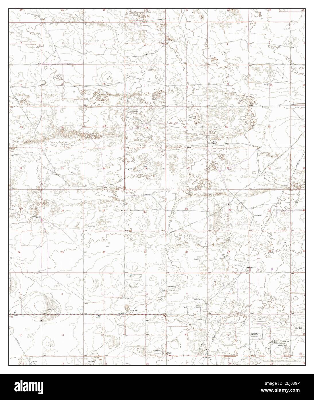 Bluit, New Mexico, map 1972, 1:24000, United States of America by ...