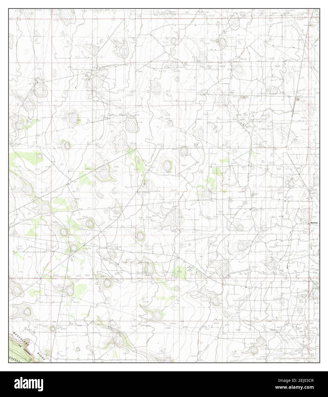 Buckeye, New Mexico, map 1985, 1:24000, United States of America by ...