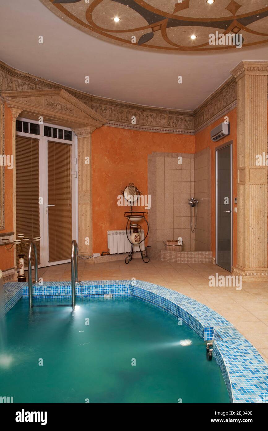 Bathhouse in Vidanovo village. Moscow region. Russia Stock Photo - Alamy
